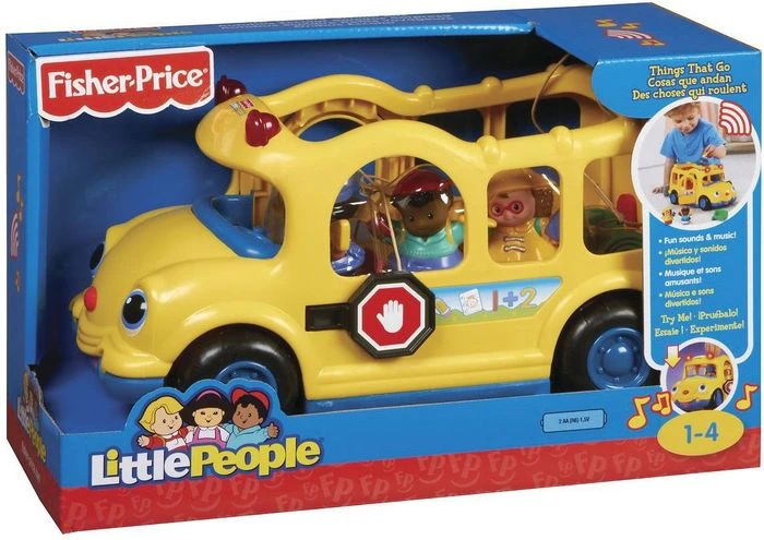 Mattel Fisher-Price little People little Movers Schulbus (J0894 ...