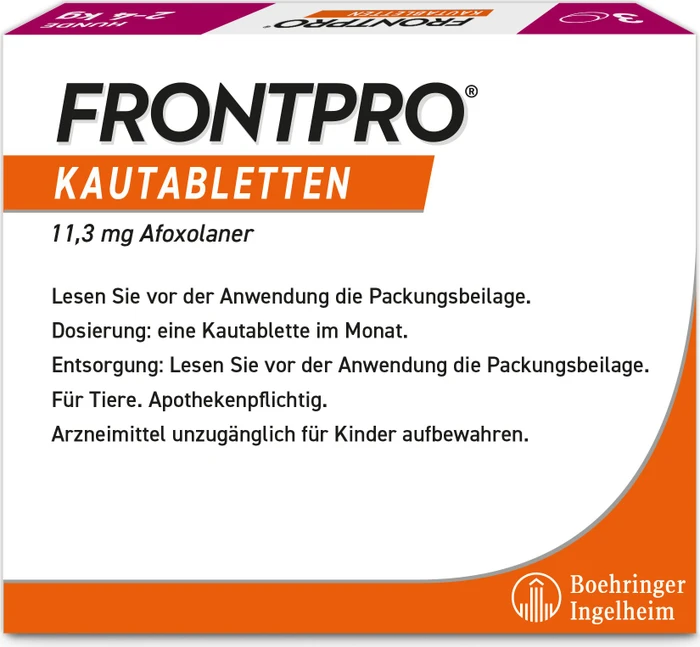 Frontline Frontpro für Hunde 2kg bis 4kg Kautabletten ab € 22,55 (2025 ...