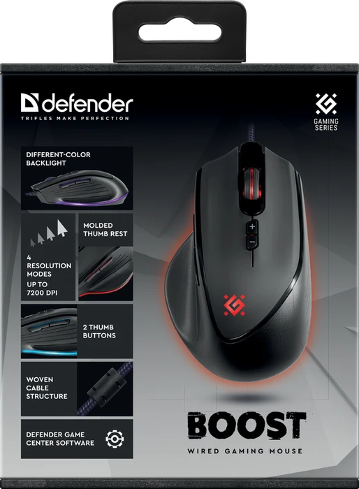 Defender Boost GM-708L RGB Gaming Mouse schwarz | Preisvergleich ...