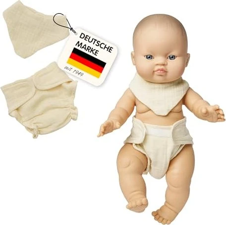 Heless Puppen-Babyset mit Stoffwindel und Lätzchen 35-45cm ab € 11,55 ...