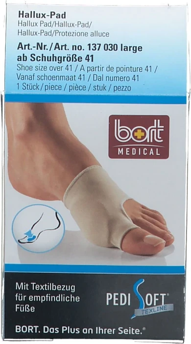 Bort Medical PediSoft TexLine Hallux-Pad Vorfuß Größe L ab € 9,88 (2025 ...