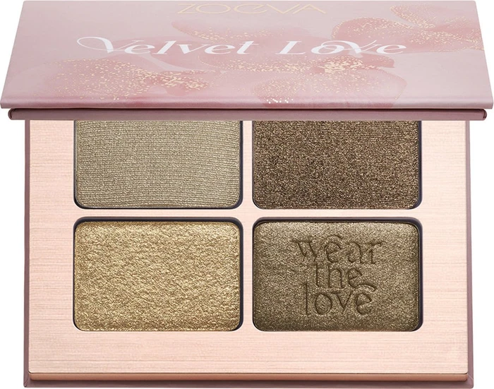 Zoeva Velvet Love Eyeshadow Quad Lidschatten Palette emerald green eyes ...