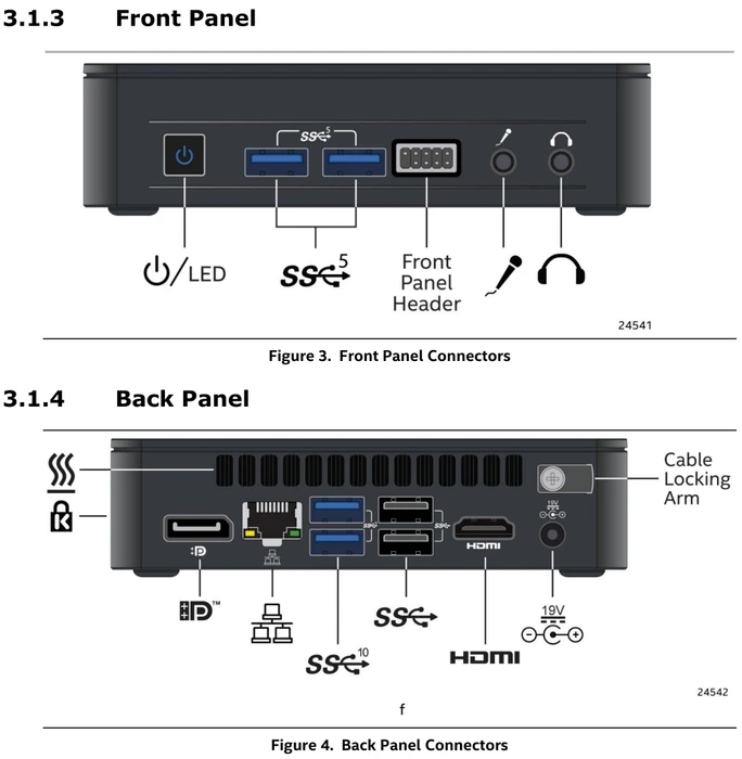 ASUS NUC 11 Essential Kit - Atlas Canyon - NUC11ATKPE / BNUC11ATKPE0001 ...
