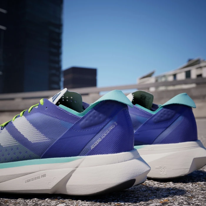 adidas Adizero Adios Pro 3 cobalt blue/zero metalic/lucid lemon (ID3635 ...