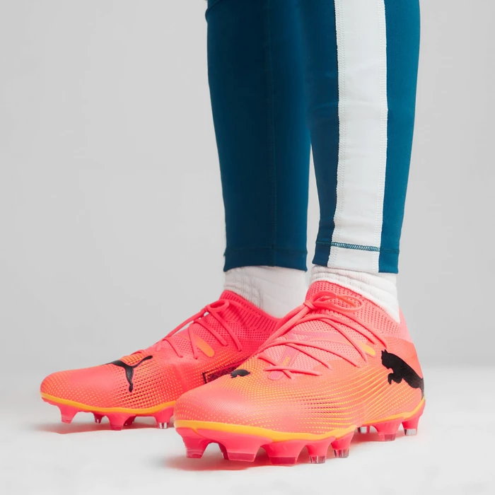 Puma Future 7 Match FG/AG sunset glow/puma black/sun stream (Damen) ab ...