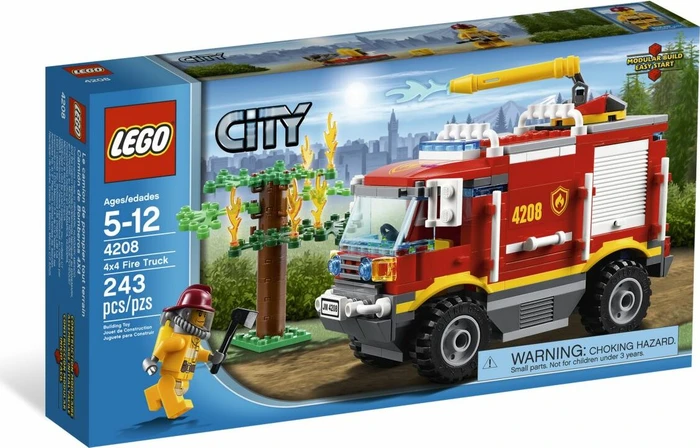 LEGO City Forest Fire - 4X4 Fire Truck (4208) | Price Comparison ...