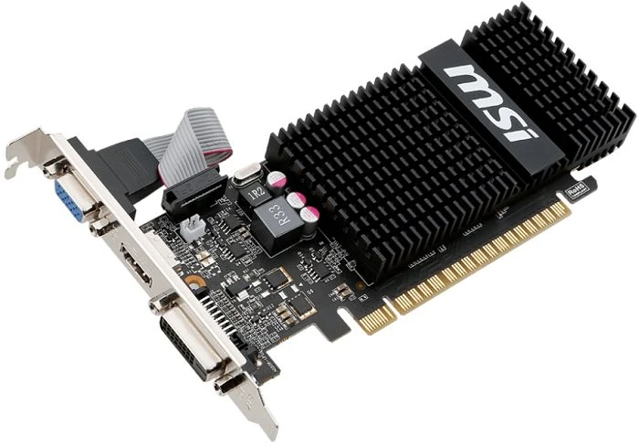 MSI GeForce GT 720, N720-2GD3HLP, 2GB DDR3, VGA, DVI, HDMI (V809-1265R ...