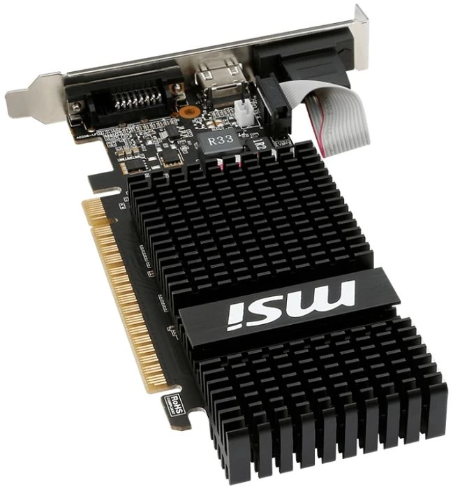 MSI GeForce GT 720, N720-2GD3HLP, 2GB DDR3, VGA, DVI, HDMI (V809-1265R ...
