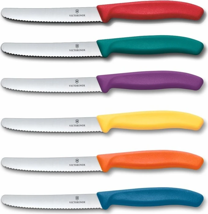 Victorinox Swiss Classic Tomaten- und Tafelmesser-Set mit Wellenschliff ...