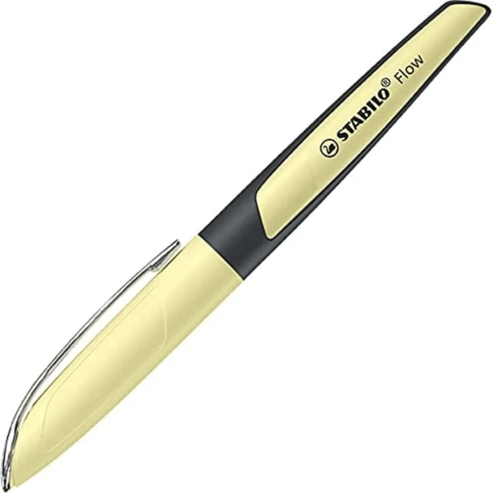 STABILO Flow MODERN OFFICE schwarz/pastellgelb, rechte Hand, mittel ...