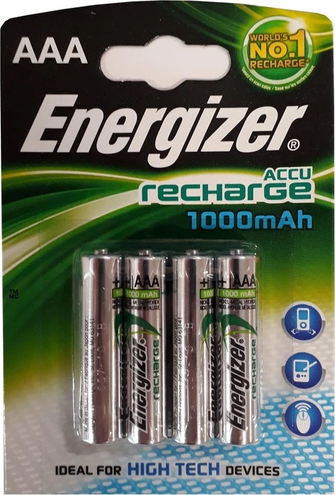 Energizer Accu Recharge Micro AAA NiMH 1000mAh, 4er-Pack ab € 13,36 ...
