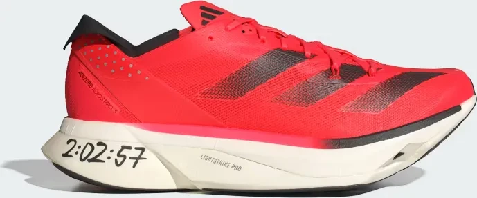 adidas Adizero Adios Pro 3 solar red/core black/better scarlet ...