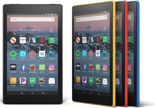 Amazon Fire HD 8 KFKAWI 2018, mit Werbung, rot, 16GB (53-007609 ...