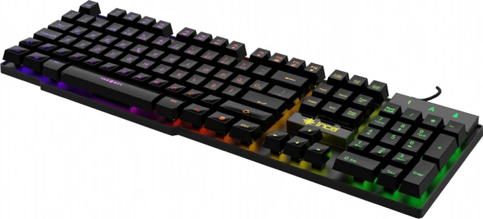 Inca IKG-446 Gaming Keyboard, schwarz, LEDs RGB, USB, TR ...