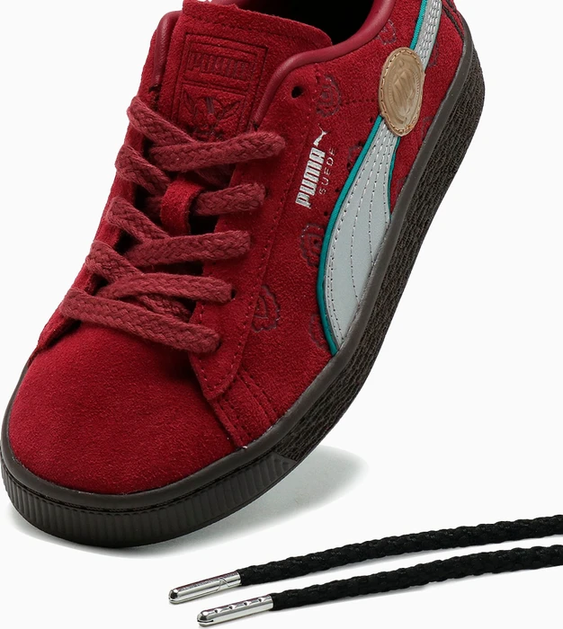Puma X ONE Piece Suede Der rote Shanks team regal red/puma silver ...