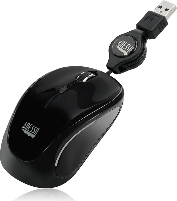 Adesso iMouse S8B Illuminated Retractable Mini Mouse schwarz ...