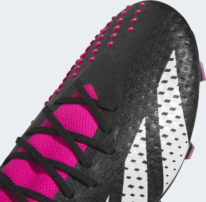 adidas Predator Accuracy.1 FG core black/cloud white/team shock pink 2 ...