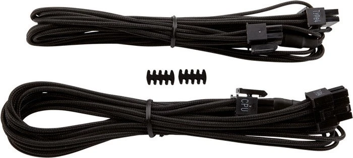 Corsair PSU cable Type 4 - EPS12V/ATX12V Cables - Gen3, black (CP ...