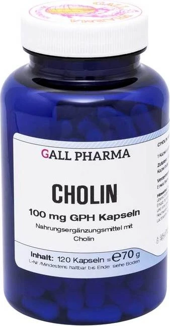 Cholin 100mg GPH Kapseln, 120 Stück ab € 23,06 (2025) | Preisvergleich ...