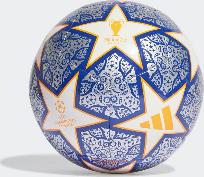 adidas Fußball UCL Club Istanbul Ball silver metallic/white/royal blue ...
