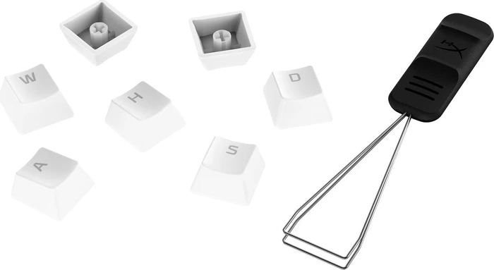 HP HyperX Keycap Set, Kunststoff (PBT) Double-Shot, weiß, 105 Tasten ...