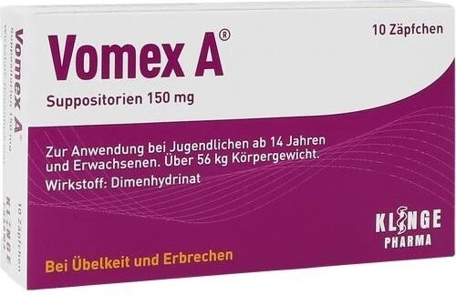 Vomex A Suppositorien 150mg Zäpfchen, 10 Stück | Price Comparison ...