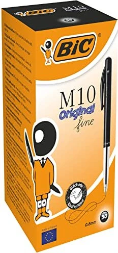 BIC M10 Original fine Kugelschreiber schwarz/transparent ab € 32,17 ...