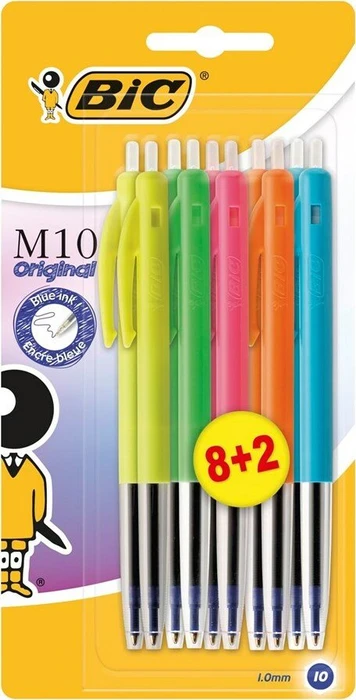 BIC M10 Original Ultracolors 0.4mm Kugelschreiber sortiert, 10er-Set ab ...