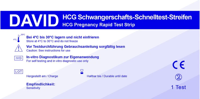David Schwangerschaftstests 10miu/ml HCG, 30 Stück | Price Comparison ...