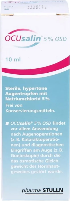 Ocusalin 5% OSD Augentropfen ab € 10,78 (2025) | Preisvergleich ...