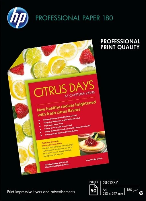 HP Professional Paper 180, 50 Blatt (C6818A) | Preisvergleich Geizhals ...