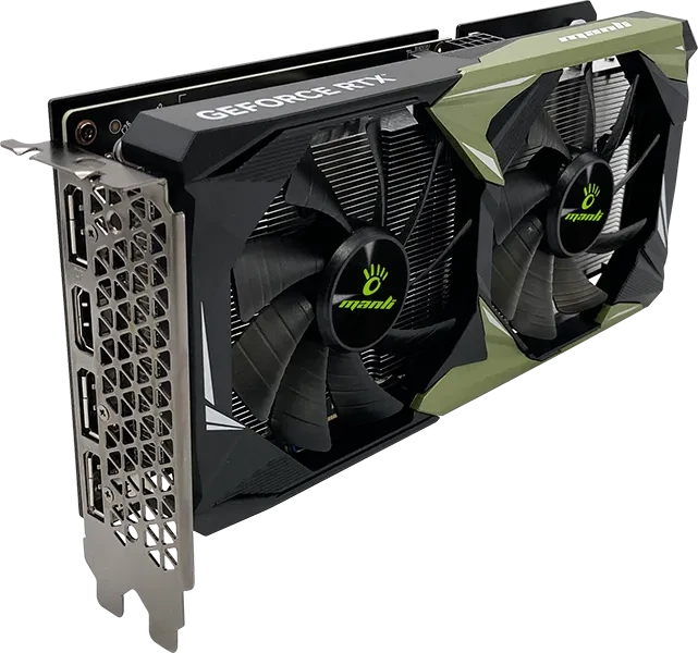 Manli GeForce RTX 4060 Nebula Twin, 8GB GDDR6, HDMI, 3x DP ...