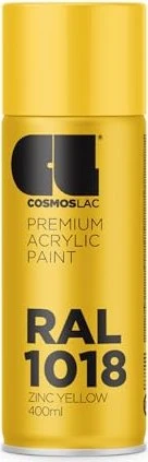 COSMOS LAC Acryllack-Spray RAL 1018 zinc yellow glänzend, 400ml ...