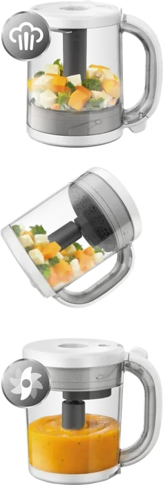 Philips Avent SCF883/02 4-In-1-Dampfgarer mit Mixer Babykostzubereiter ...
