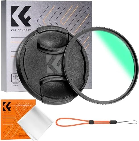 K&F Concept Nano-K Ultra Slim MC UV Filter + Lens Cap 77mm (KF01.K77V3 ...