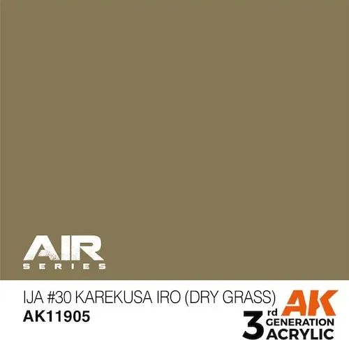 AK-Interactive 3rd Gen Acrylic Colors Air Series IJA #30 karekusa iro ...