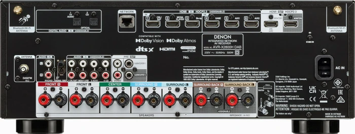 Denon AVR-X2800H DAB (AVRX2800HDABBKE2) ab € 628,90 (2026) | heise ...
