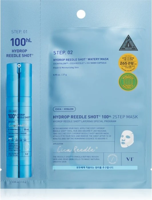 VT Cosmetics Hydrop Reedle Shot 100 2 Step Hydrogel Mask ab € 2,70 ...