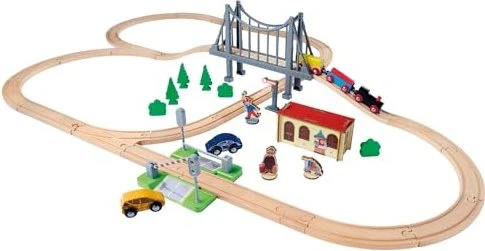 Eichhorn Schienenbahn Bahnset mit Brücke, 55-tlg. (100006204) ab € 39 ...