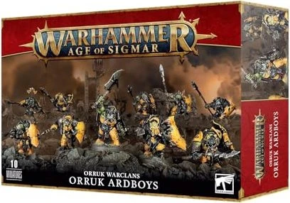 Games Workshop Warhammer Age of Sigmar - Orruk Warclans - Orruk Ardboyz ...