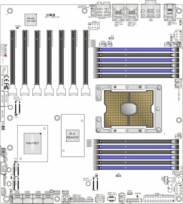 Supermicro X11SPA-T ab € 1428,00 (2026) | Preisvergleich Geizhals ...