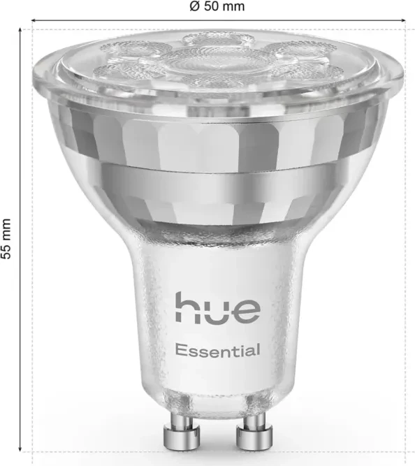 Philips Hue Essential White and Color Ambiance 345 GU10 4.7W Starter ...