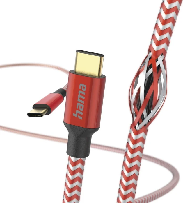 Hama Ladekabel Reflective USB-C/USB-C 1.5m Nylon rot ab € 15,20 (2026 ...