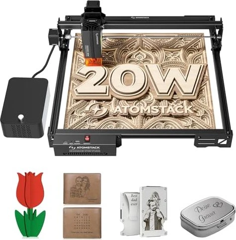 AtomStack A20 Pro V2 Air Assist Bundle Laser Engraver ab € 529,00 (2026 ...