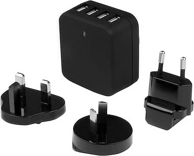 StarTech 4-Port Ladegerät mit Reiseadapter 34W ab € 34,35 (2026 ...