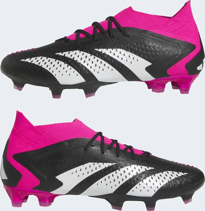 adidas Predator Accuracy.1 FG core black/cloud white/team shock pink 2 ...