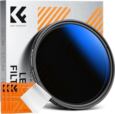 K&F Concept Nano-K 2in1 Variabler ND2-ND400 (1-9 Stops) + Black Mist 1/ ...
