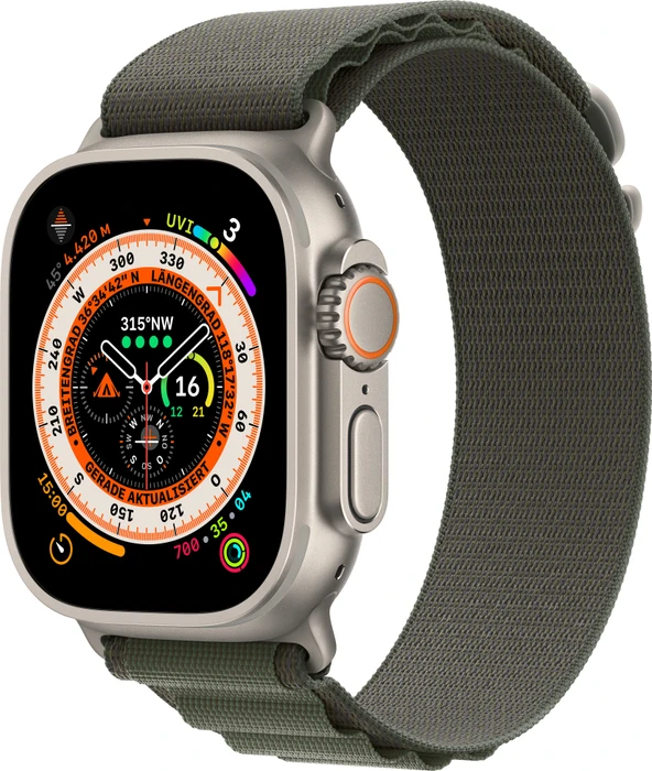 Apple Watch Ultra mit Alpine Loop Medium grün | Preisvergleich Geizhals ...