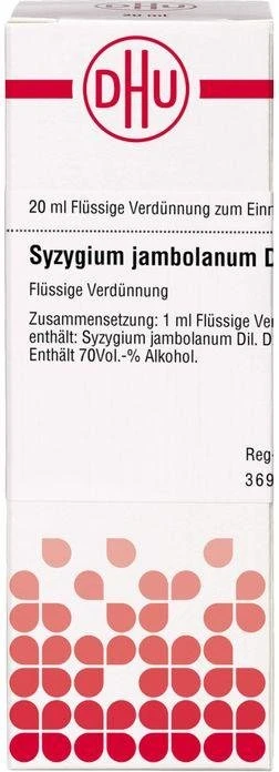 DHU Syzygium Jamb Dilution, 20ml ab € 9,19 (2026) | Preisvergleich ...