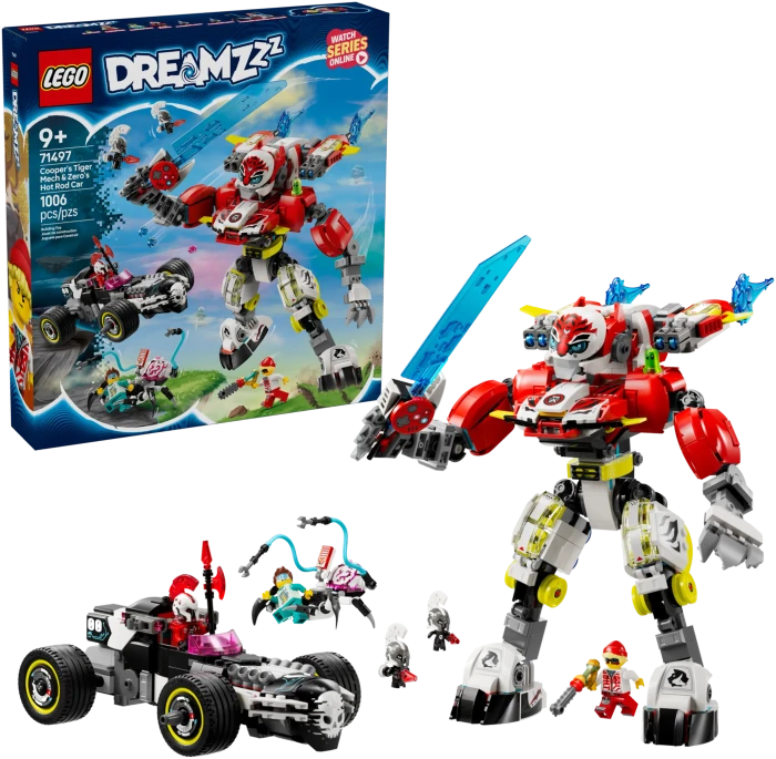 LEGO DREAMZzz - Coopers Tiger-Mech und Zero's Hot Rod Auto ab € 63,28 ...